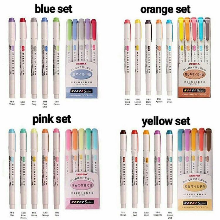 Zebra Midliners [PO], Hobbies & Toys, Stationery & Craft, Stationery ...