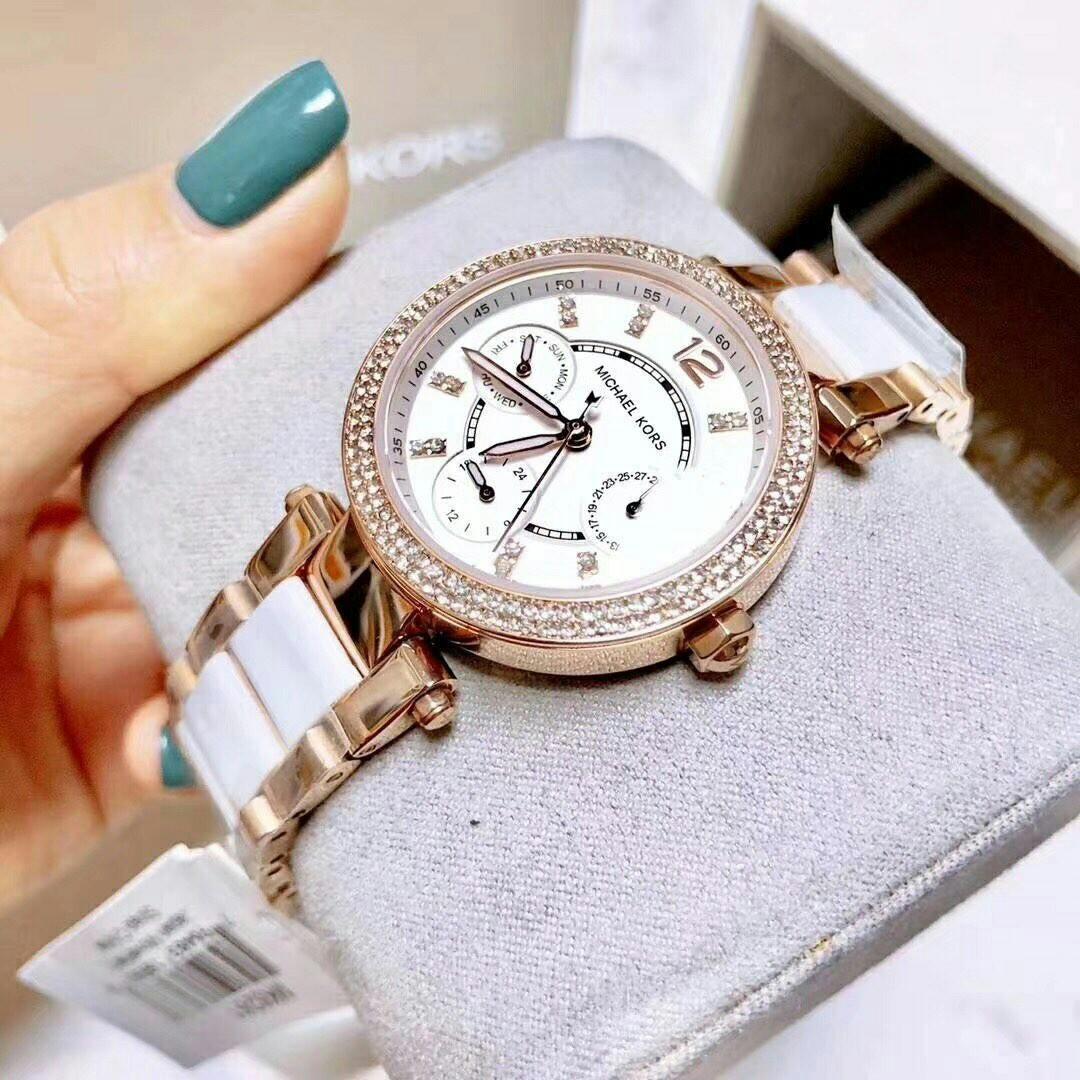 100% ORIGINAL Michael Kors Mini Parker Chronograph MK6261 (pre-order ...