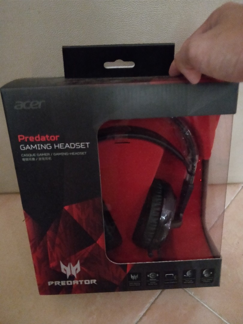 Acer predator gaming headset, Audio, Headphones & Headsets on Carousell