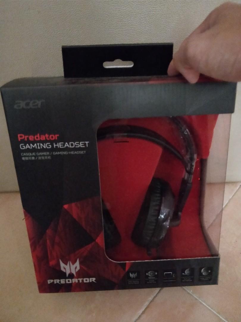 Acer predator gaming headset, Audio, Headphones & Headsets on Carousell