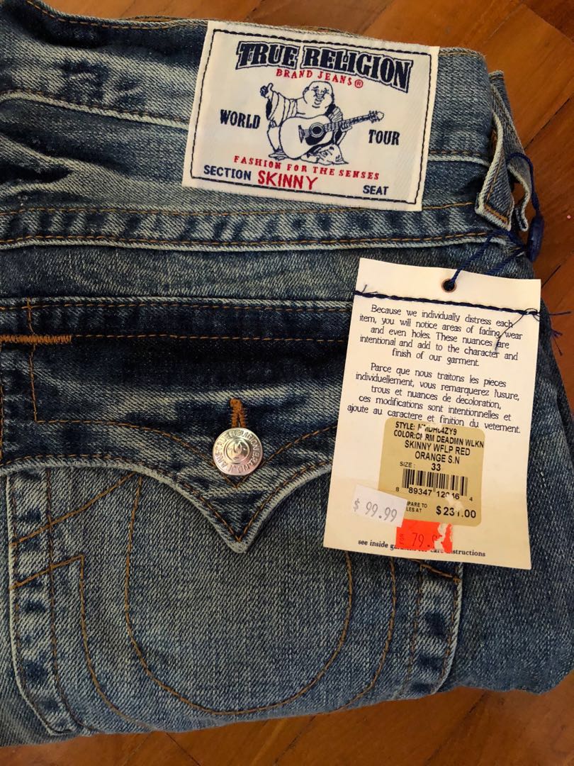 Authentic True Religion Jeans for men, Men's Fashion, Bottoms, Jeans on ...