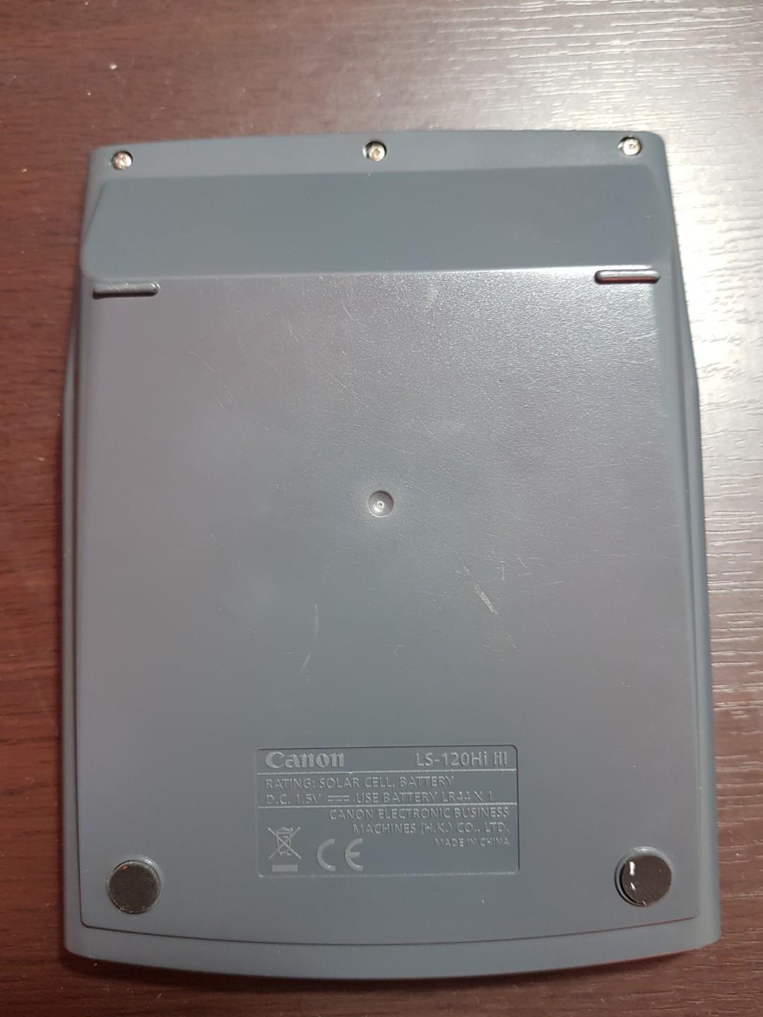 Canon calculator LS-120Hi III 12 digits, Computers & Tech, Printers ...