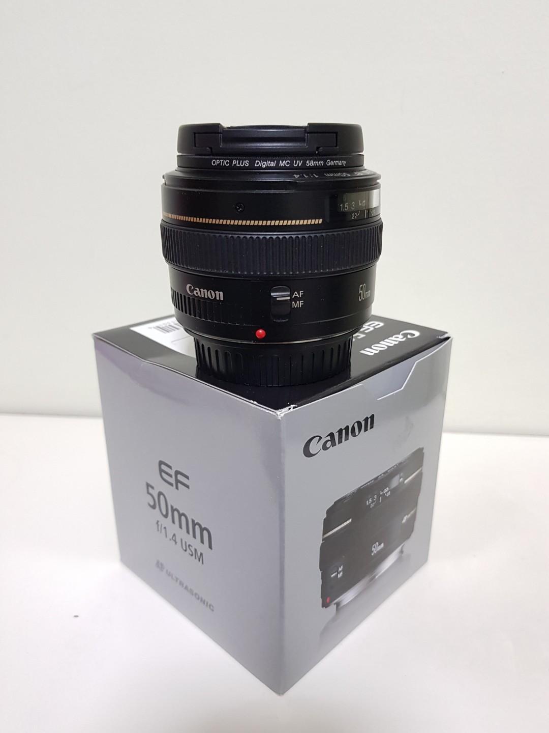 Canon EF 50mm F1.4 USM for sale, Photography, Lens & Kits on Carousell