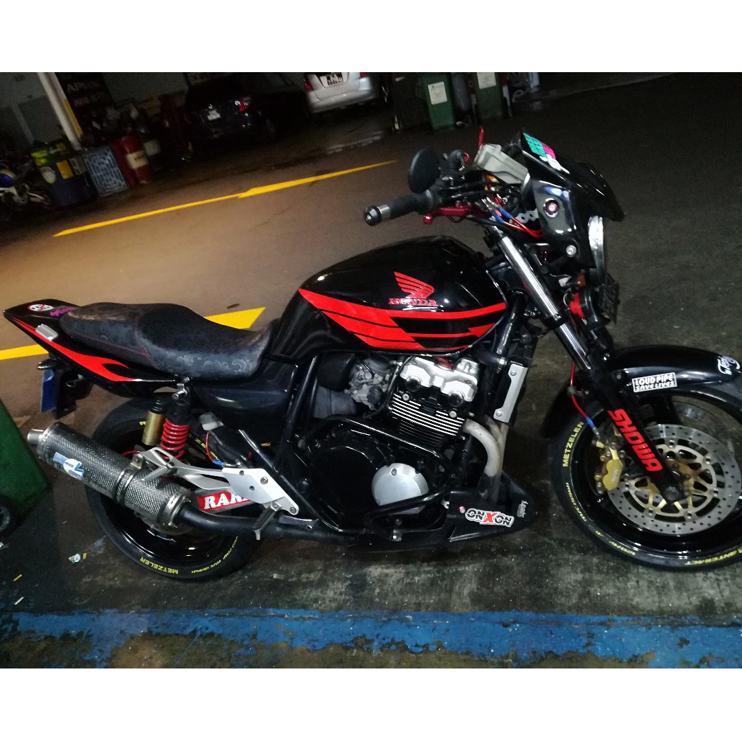 CB400 Vtec *Handlebars + Handle Clamp *Radiator Fan Complete set *Liqui ...