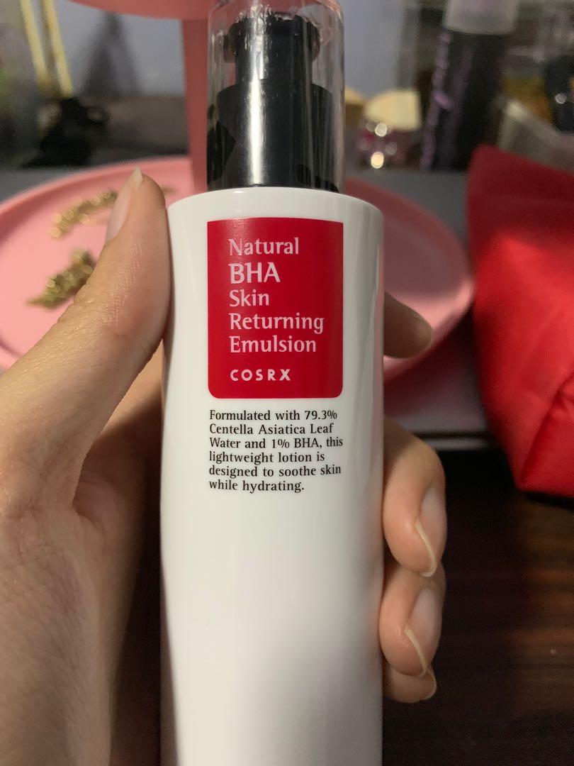 Cosrx Natural BHA Skin Returning Emulsion, Beauty & Personal Care, Face ...