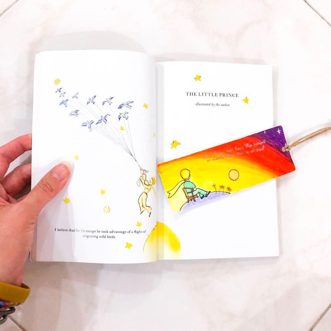 Customised Handmade Quote Bookmark - The Little Prince, Hobbies & Toys, Stationery & Craft ...