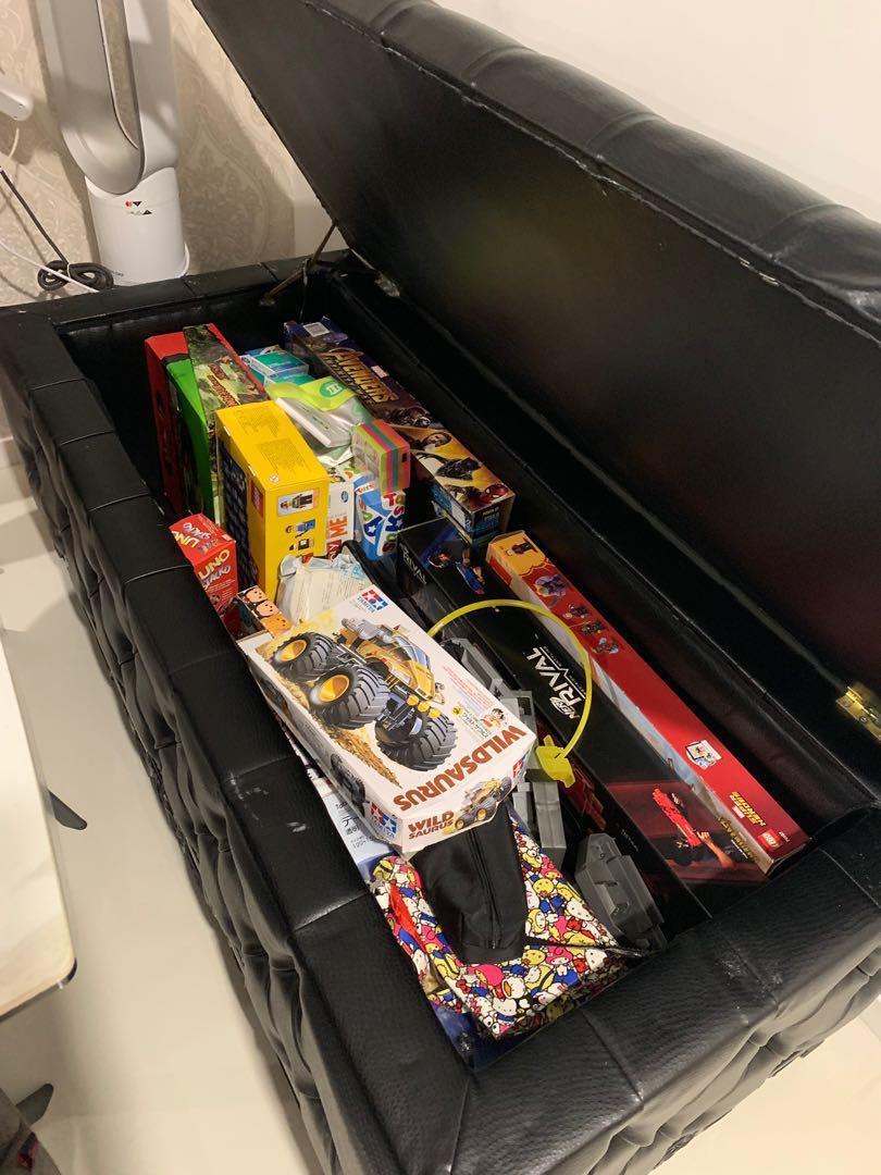 Customised Victorian style storage bench, Furniture & Home Living, Home ...