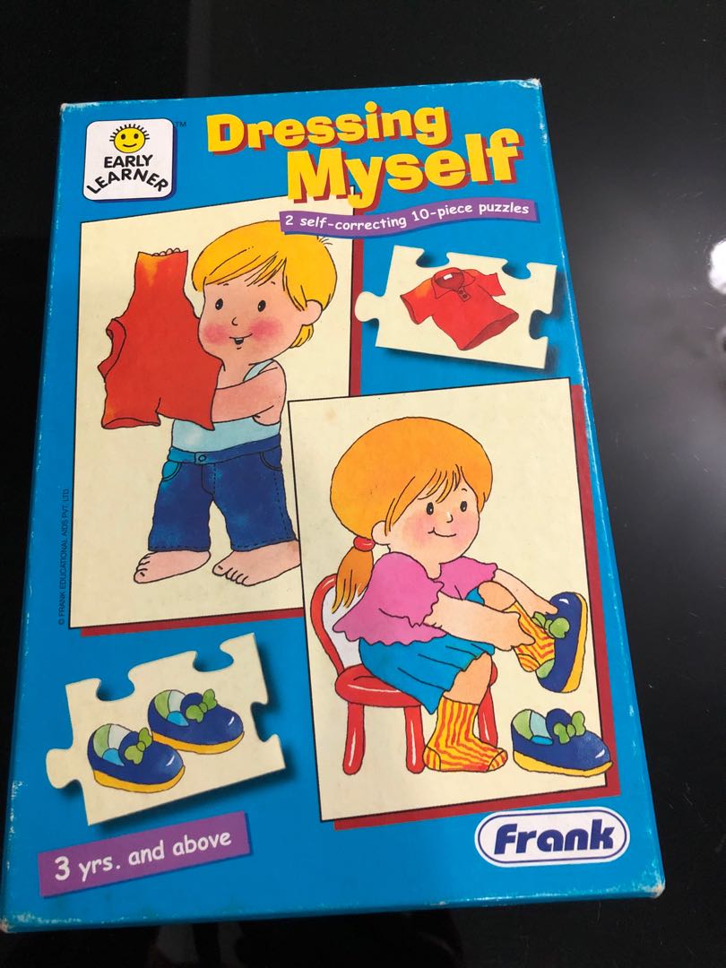 Educational Puzzle Dressing Myself, Hobbies & Toys, Toys & Games on ...