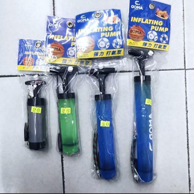 GOMA手動打氣泵 Inflating Pump (三色）, 運動產品, 運動與健身, 運動與健身 - 有氧健身器材 - Carousell