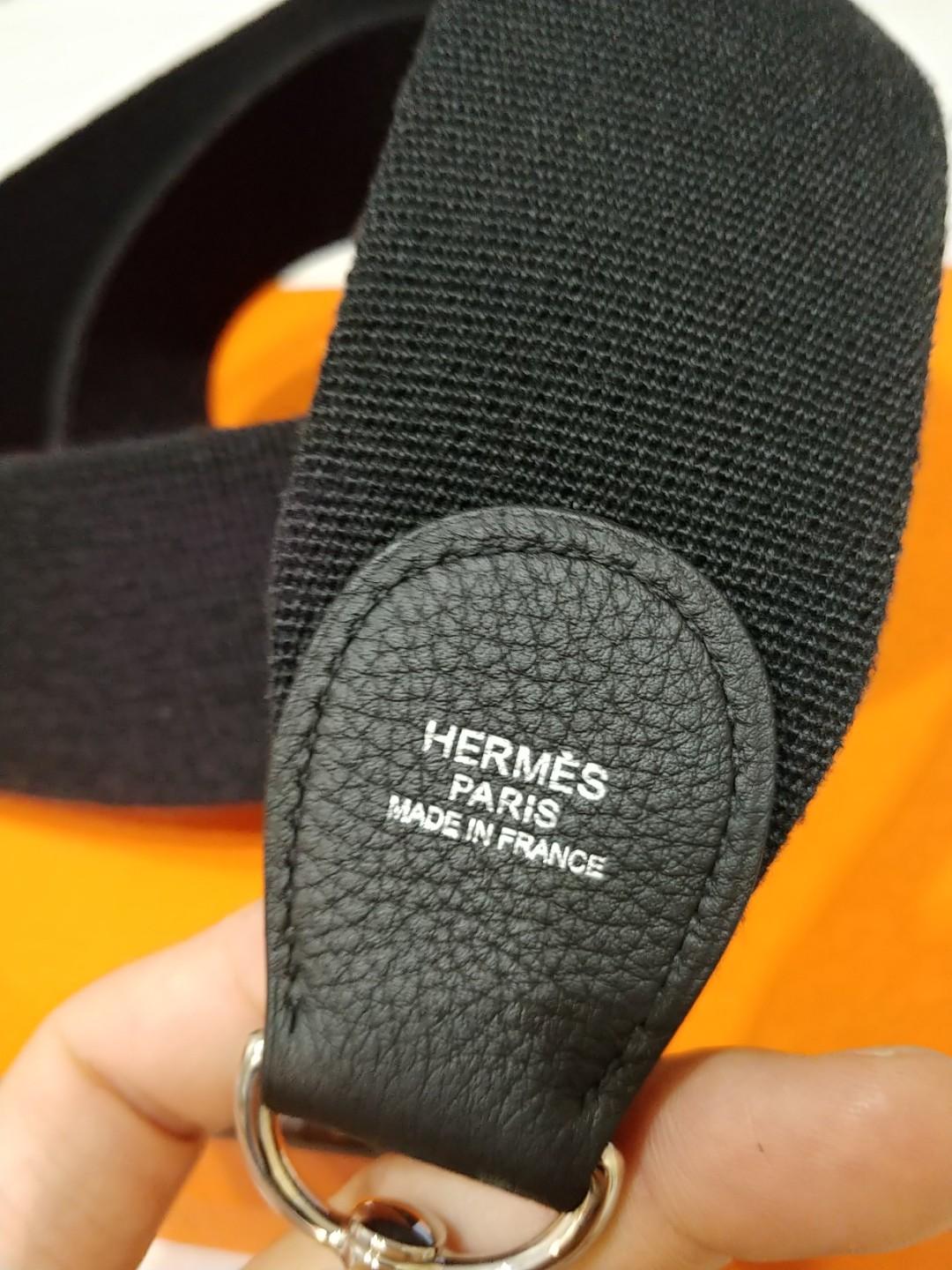 Hermes Brand New Extra strap Sports Kelly Strap 105cm Black, Women's ...