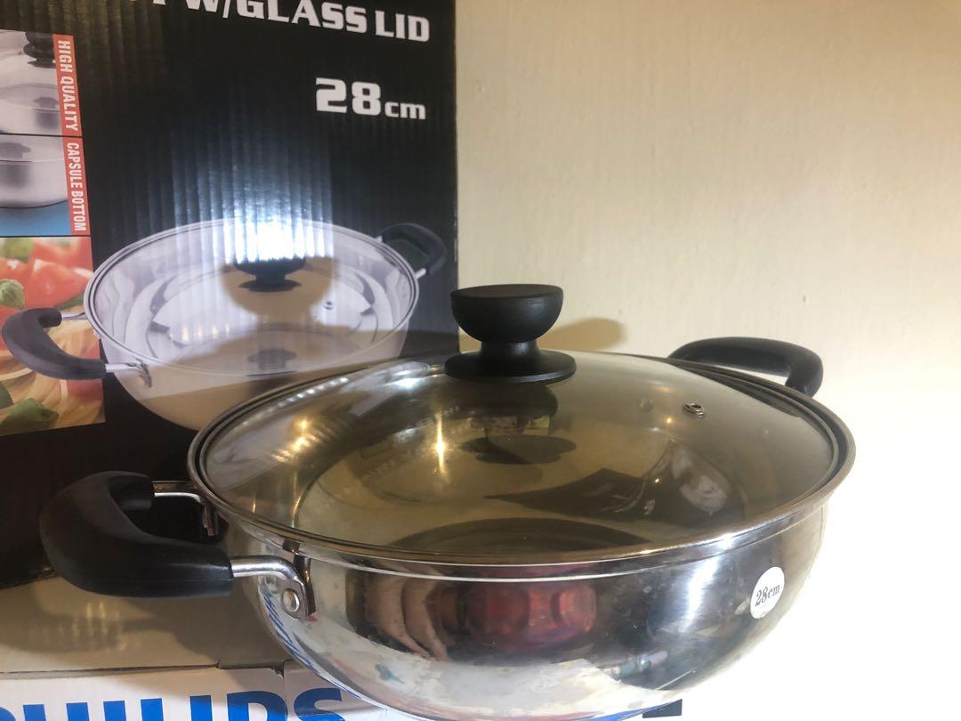 HOTPOT w/Glass Lid, TV & Home Appliances, Kitchen Appliances, BBQ ...