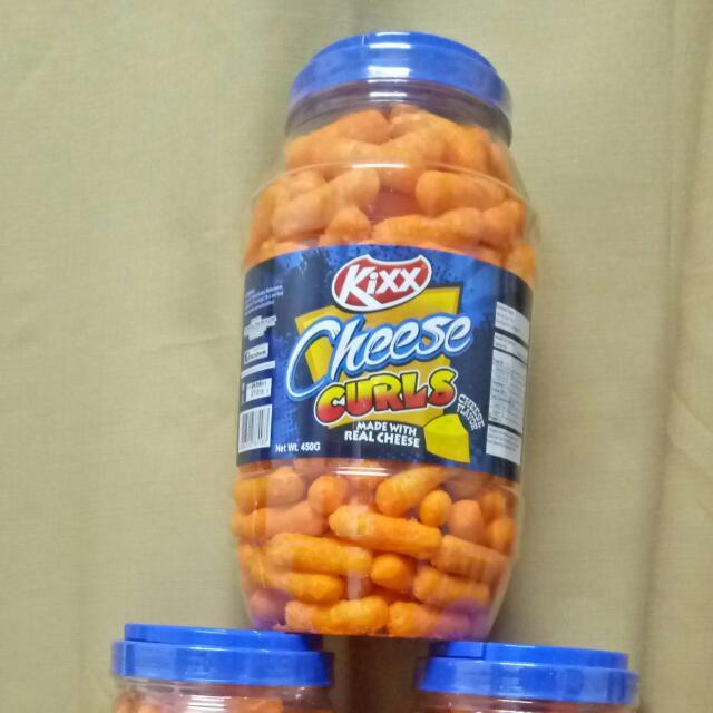 Kixx Cheese Curls, Food & Drinks, Packaged & Instant Food on Carousell