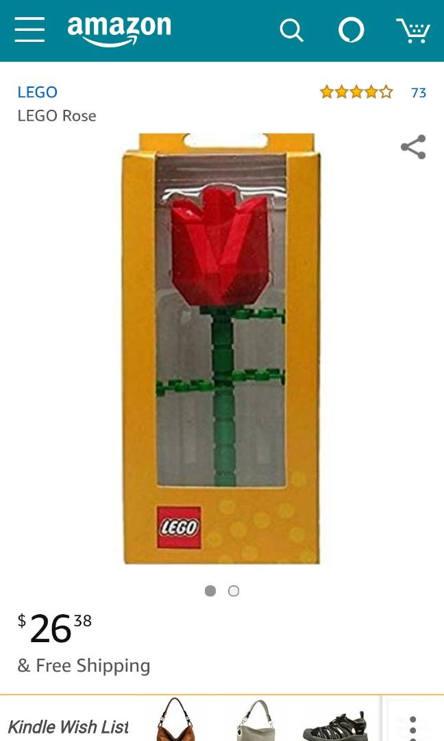Lego Rose, Hobbies & Toys, Toys & Games on Carousell