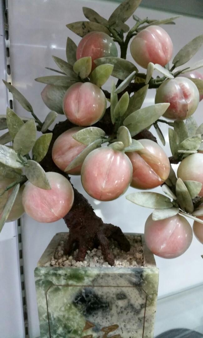 Old Chinese Jadite 'Shou' tree, Hobbies & Toys, Memorabilia ...