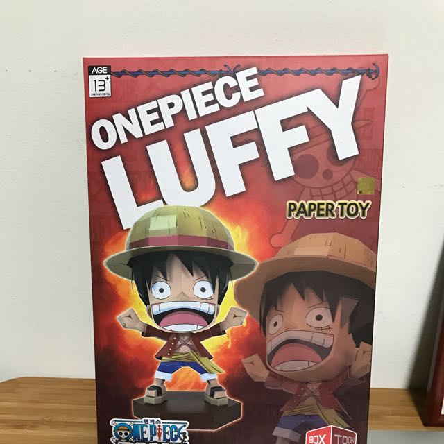 One Piece Luffy Paper Toy, Hobbies & Toys, Toys & Games on Carousell