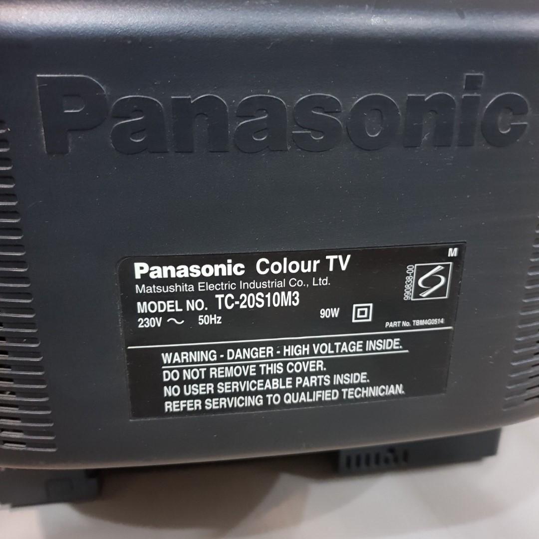 Panasonic 20" CRT TV, Model: TC-20S10M3, Electronic, TV & Home ...
