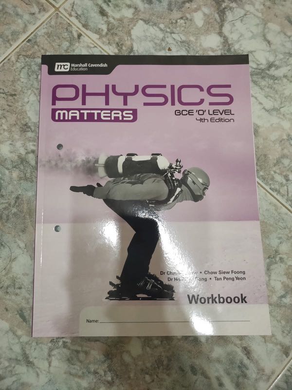 Physics Matters (4th Edition) Theory Workbook, Hobbies & Toys, Books & Magazines, Assessment ...