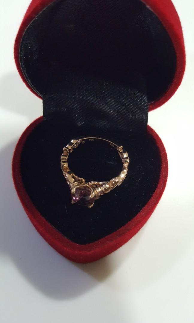 Vintage Design Spinel Ring (Authentic), Women's Fashion, Jewelry ...