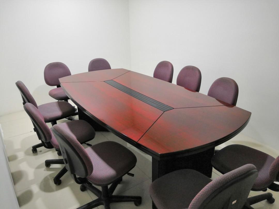8ft meeting table, Furniture & Home Living, Furniture, Tables & Sets on ...