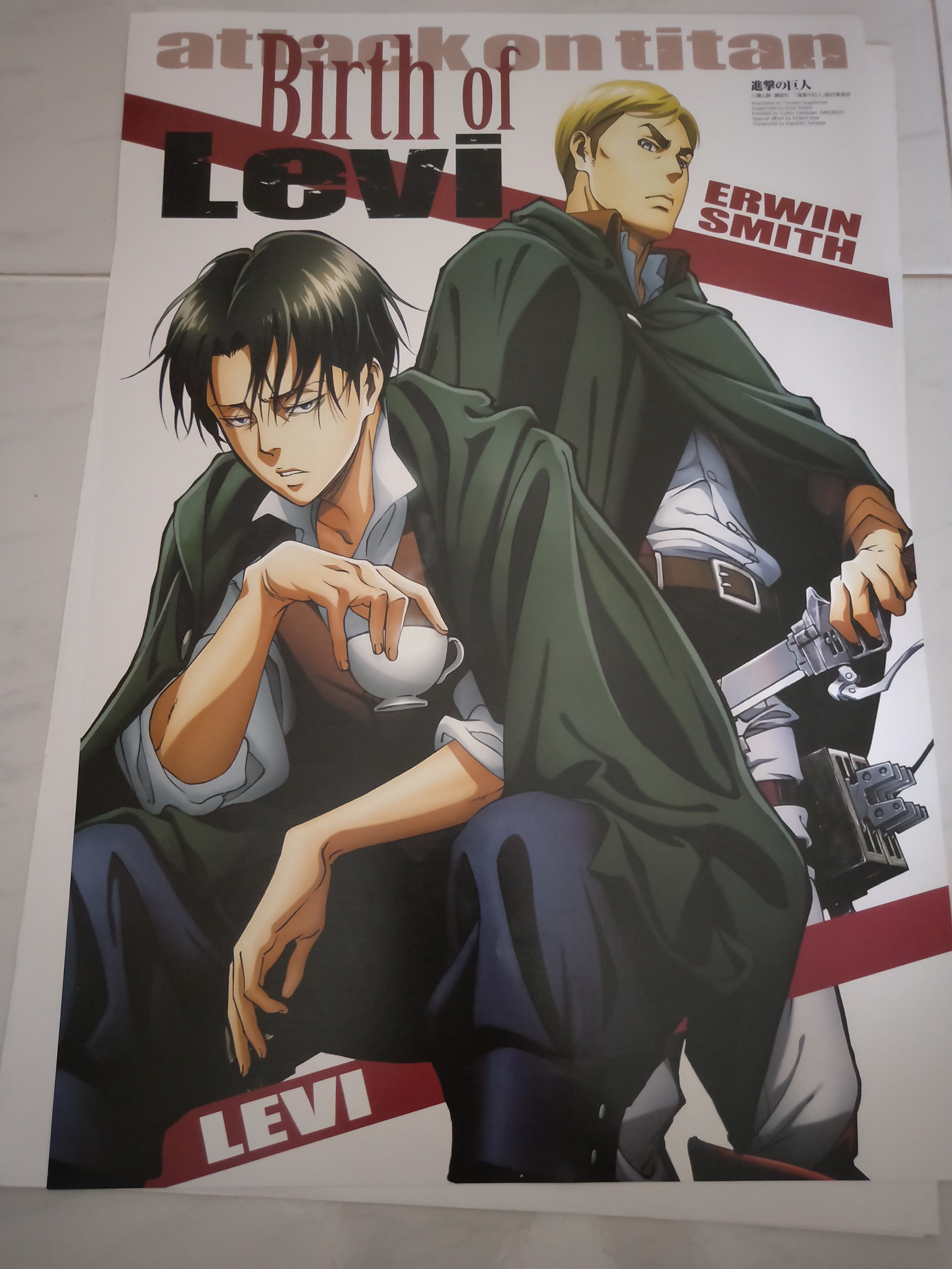 A3 Attack on titan poster, Hobbies & Toys, Memorabilia & Collectibles ...