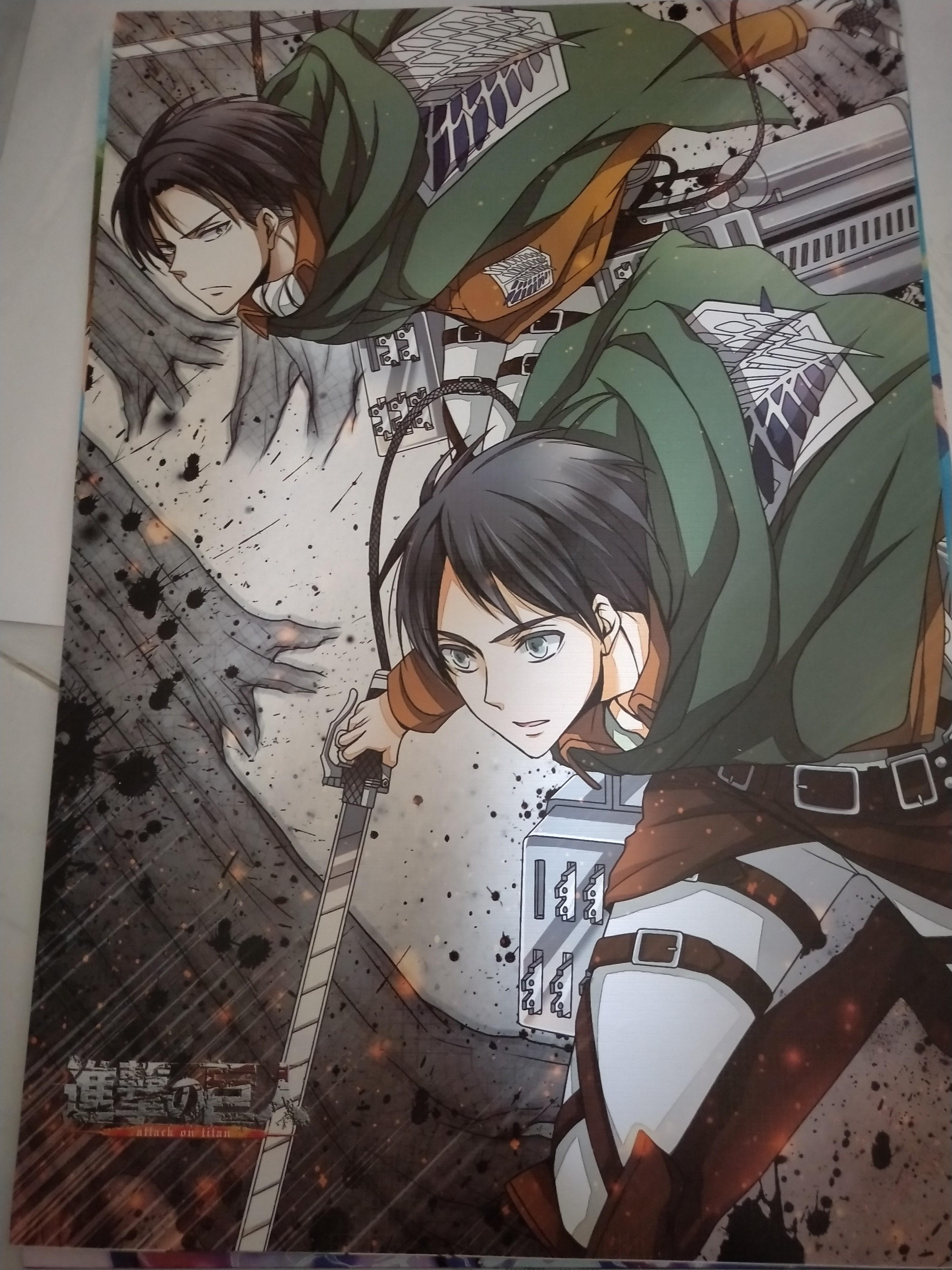 A3 attack on titan posters, Hobbies & Toys, Memorabilia & Collectibles, Fan Merchandise on Carousell