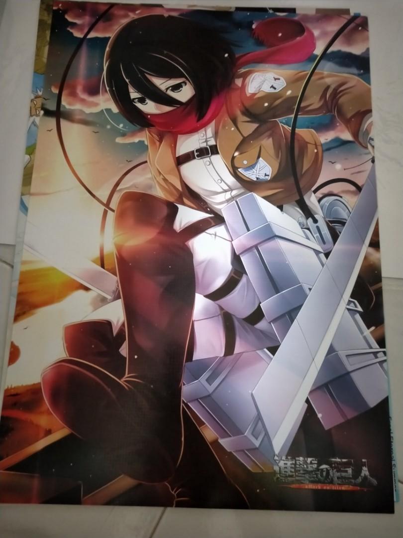 A3 attack on titan posters, Hobbies & Toys, Memorabilia & Collectibles, Fan Merchandise on Carousell