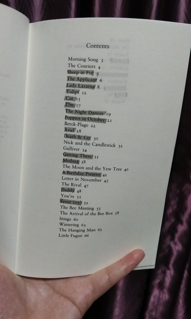 Ariel poem collection by Sylvia Plath, Books & Stationery, Textbooks ...