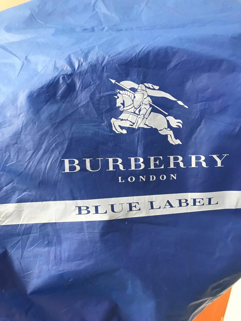 Authentic Burberry blue label (Black/checkered) two way use, Luxury ...