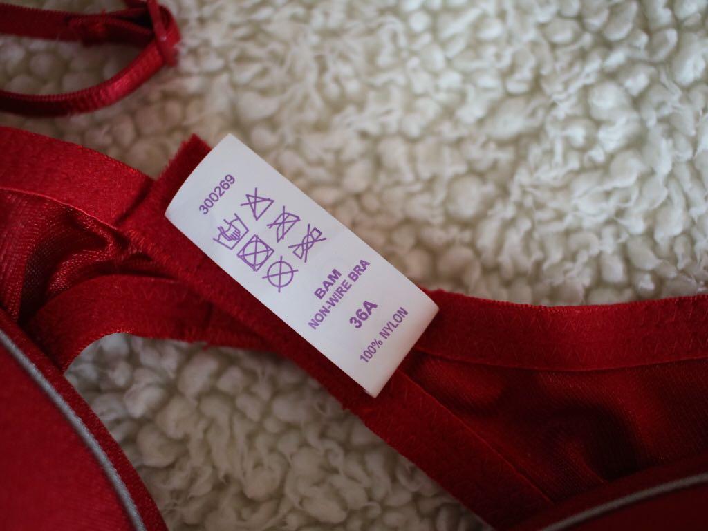 Avon Red Wireless Bra, Women's Fashion, Activewear on Carousell