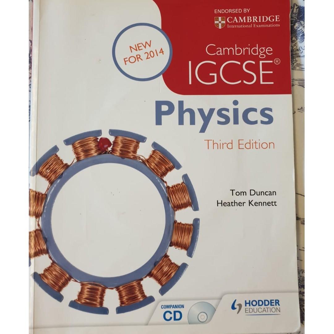 Cambridge IGCSE Physics - endorsed by Cambridge International Exam by Tom Duncan, Heather ...