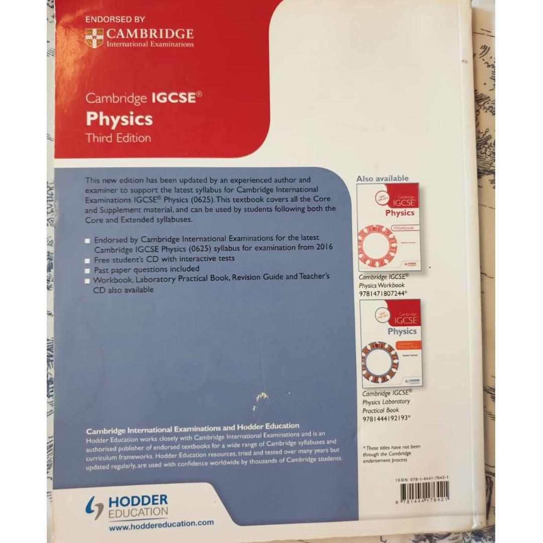 Cambridge IGCSE Physics - endorsed by Cambridge International Exam by Tom Duncan, Heather ...