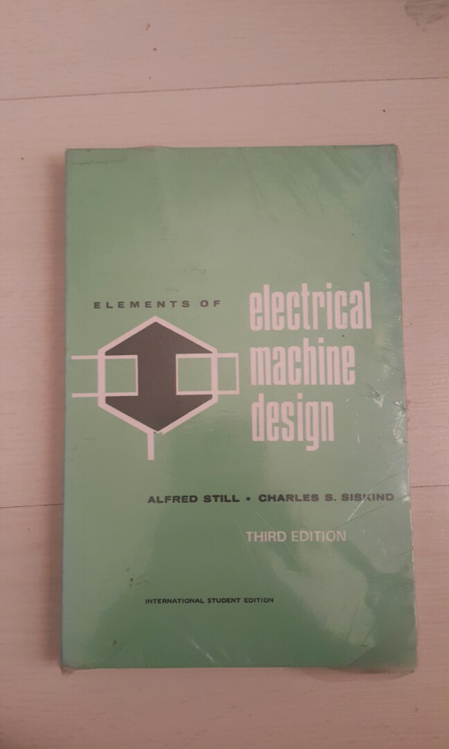 Elements of Electrical Machine Design 3rd Third edition #4theplanet, Hobbies & Toys, Books ...