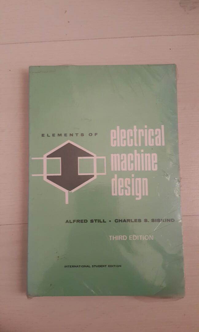 Elements of Electrical Machine Design 3rd Third edition #4theplanet ...