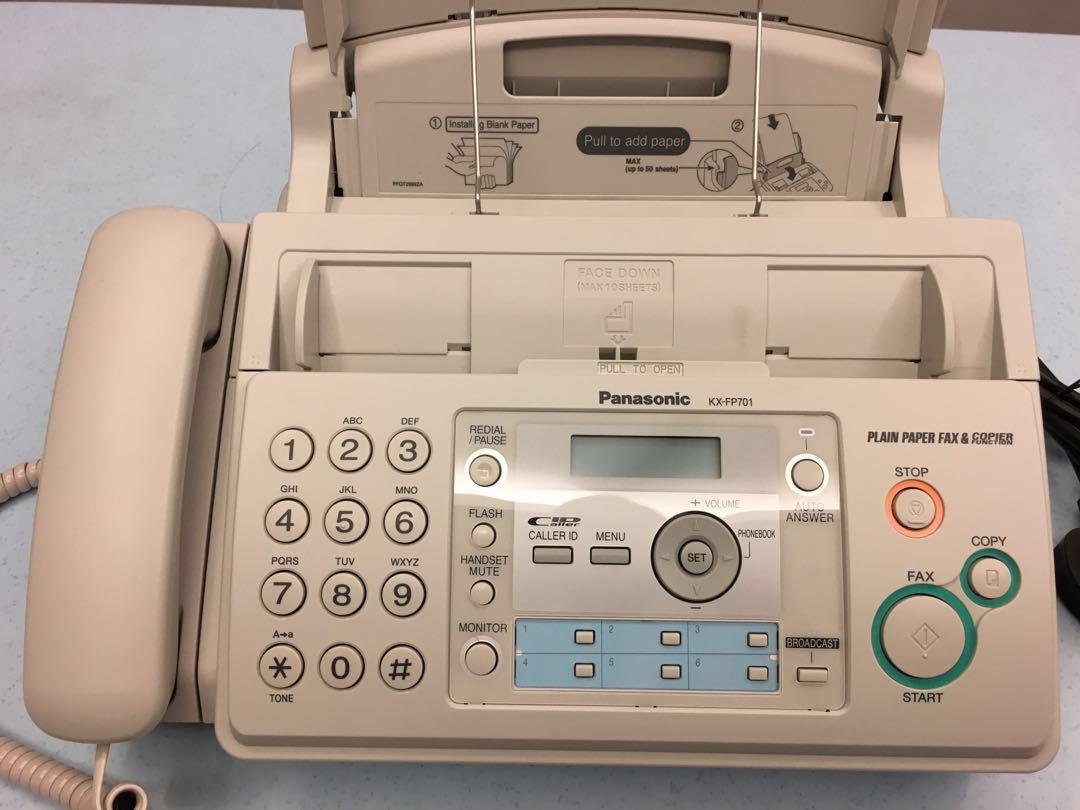 Fax Machine - Panasonic KX-FP701ML, Computers & Tech, Printers ...