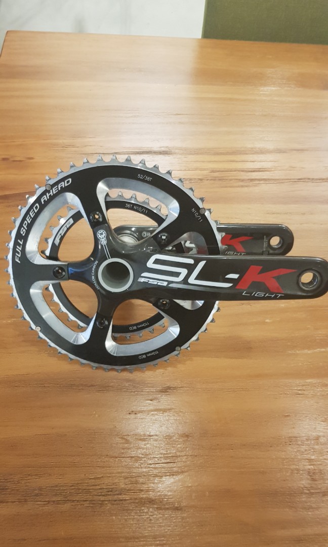 FSA SL-K light crank set, Sports Equipment, Bicycles & Parts, Parts ...