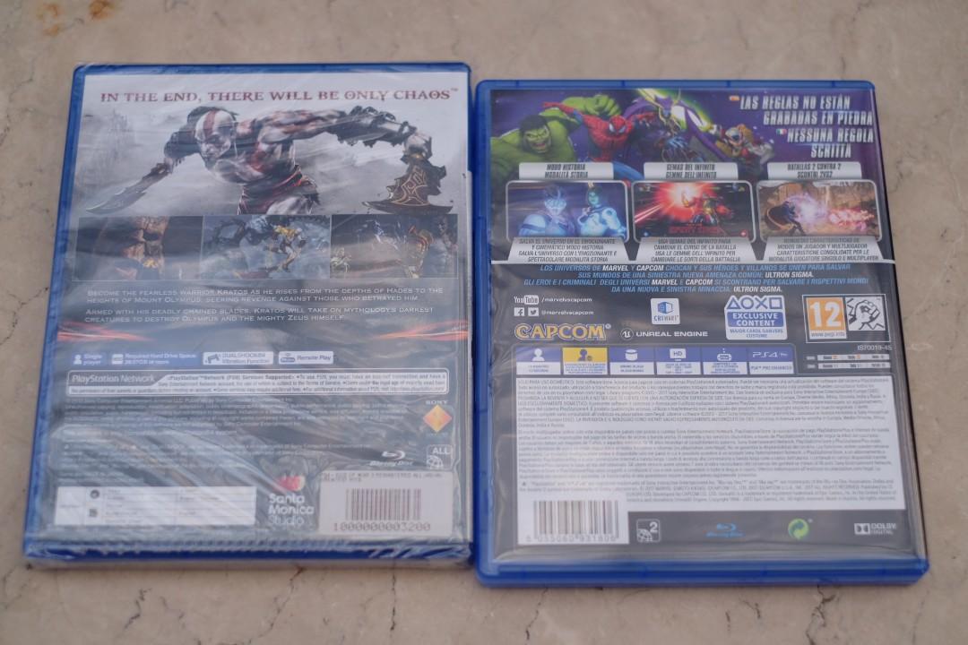 God of War and Marvel Vs Capcom, Video Gaming, Video Games, PlayStation ...