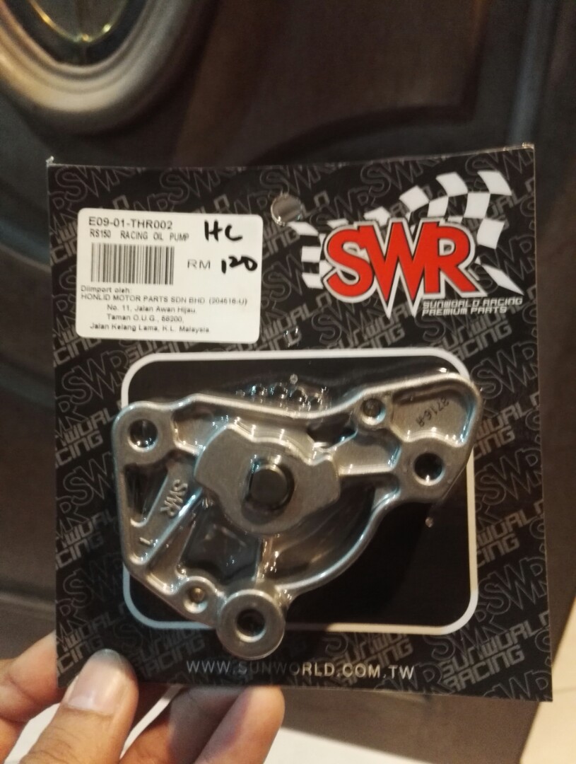 Honda Rs150 SWR Racing Oil Pump, Auto Accessories on Carousell