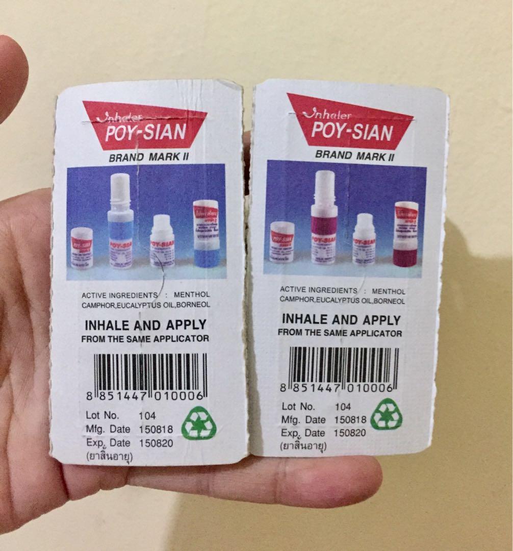 Inhaler Poy-Sian 2in1 (original Bangkok) on Carousell