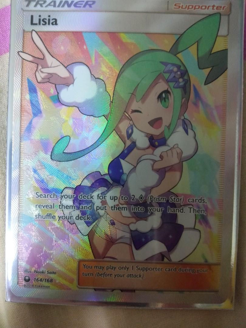Lisia Trainer Full Art Pokemon TCG, Hobbies & Toys, Toys & Games on ...