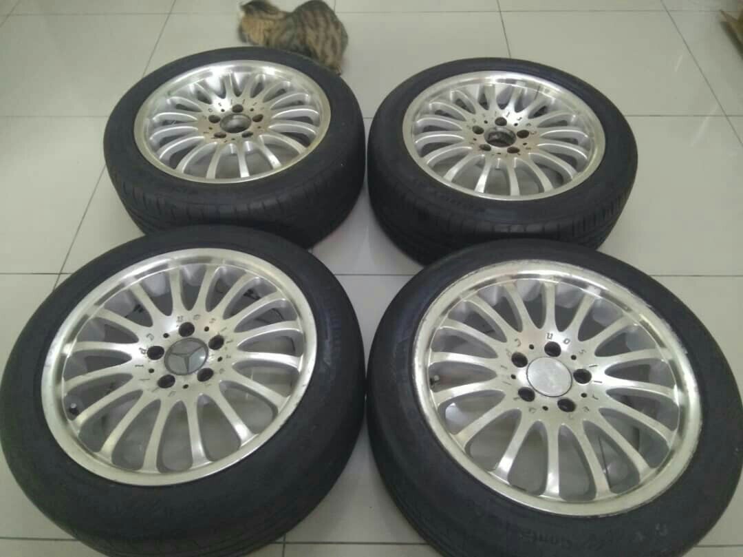Mercedes rim 17x7.5 Carlsson, Auto Accessories on Carousell