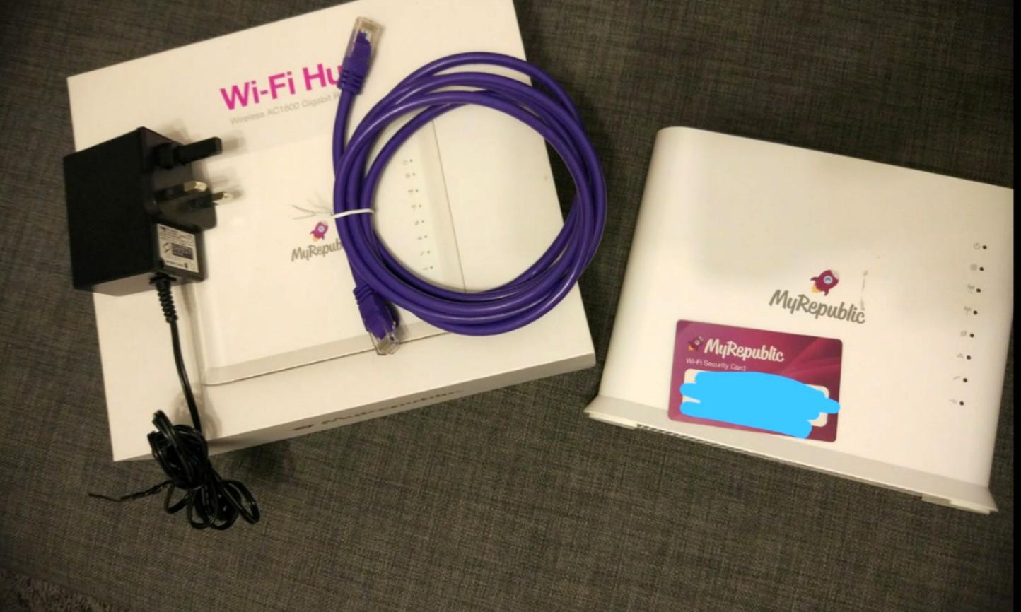 Myrepublic wifi modem hub AC1600, Computers & Tech, Parts & Accessories ...