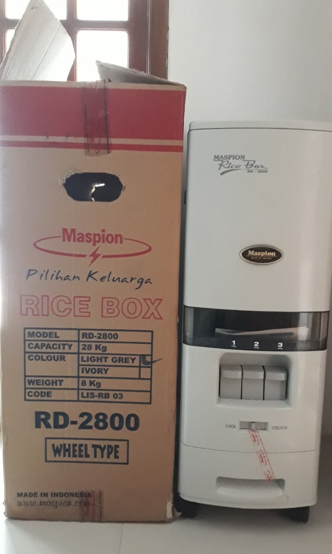 Rice Box Maspion, Kitchen & Appliances di Carousell