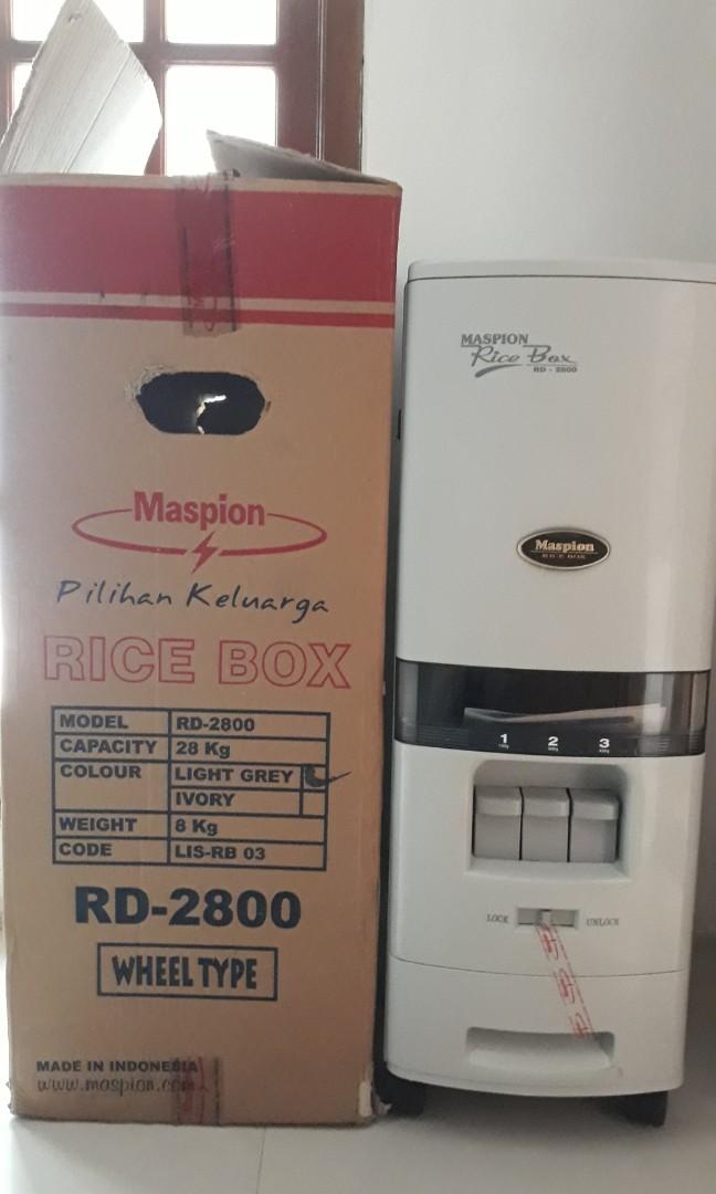 Rice Box Maspion, Kitchen & Appliances di Carousell
