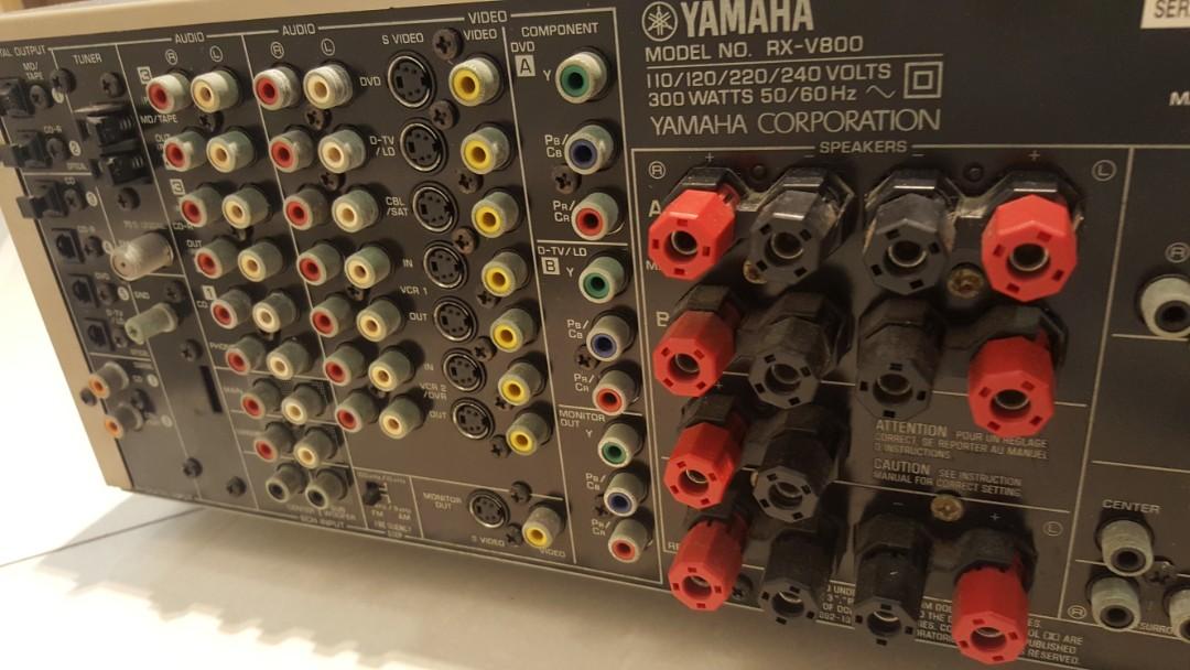(SOLD) "SALES" YAMAHA RX-V800 AV Surround Receiver, Audio, Other Audio ...