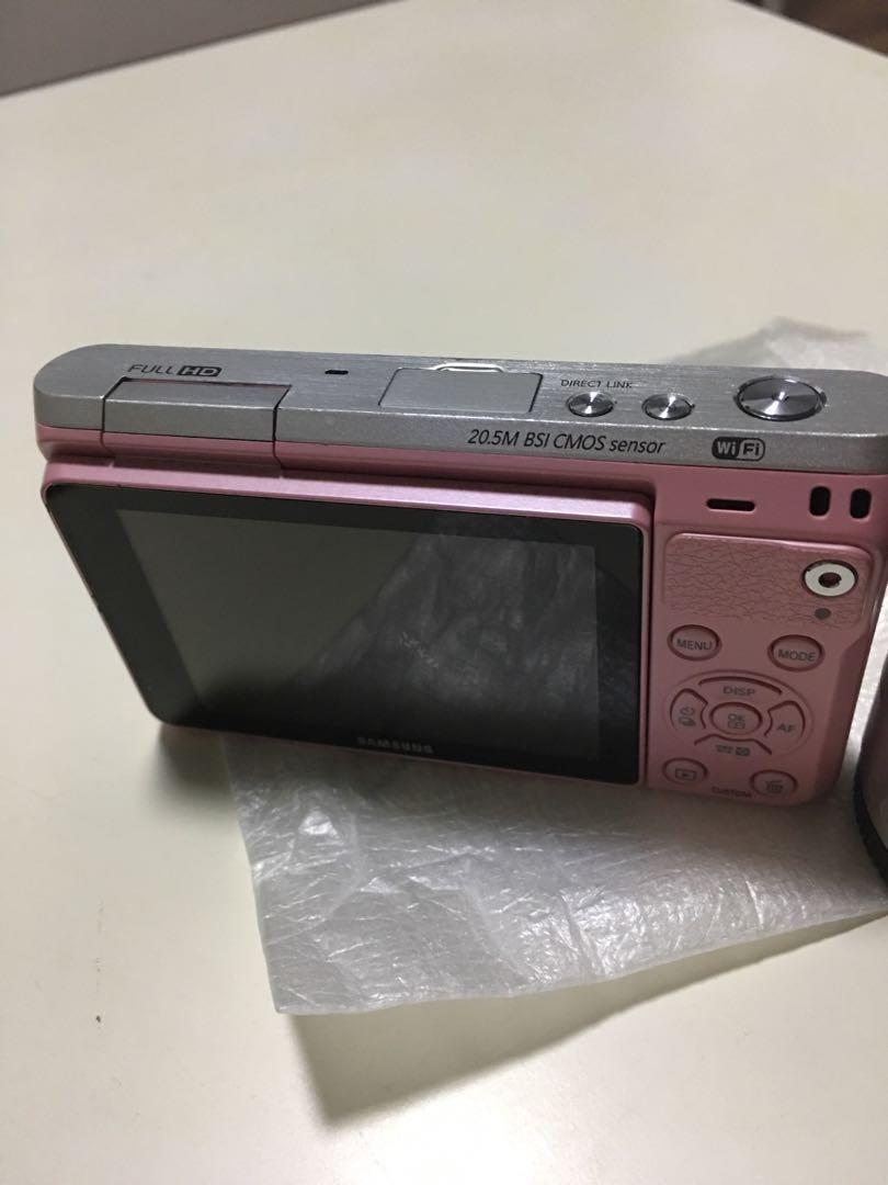 Samsung nx mini camera pink 9-27mm lens, Photography, Cameras on Carousell