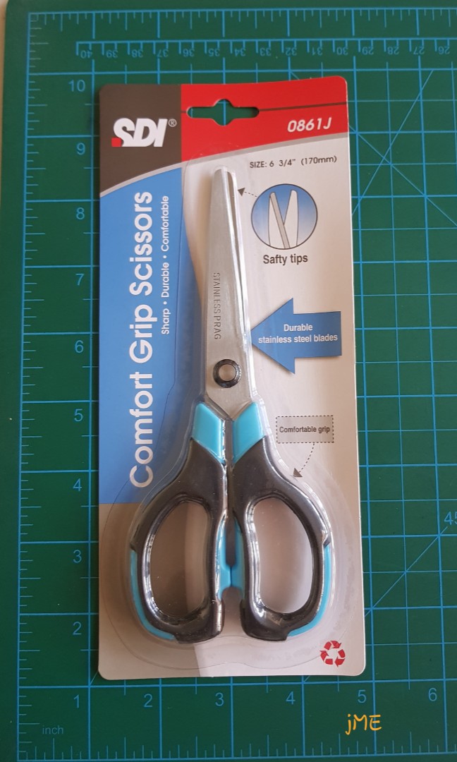 SDI Comfort Grip Scissors 0861J, Hobbies & Toys, Stationary & Craft ...