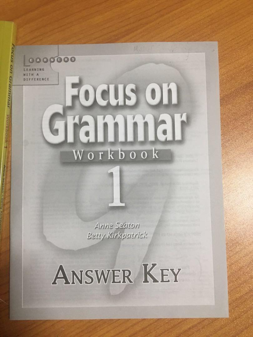 Sec 1 English Focus on Grammar workbook, Hobbies & Toys, Books ...
