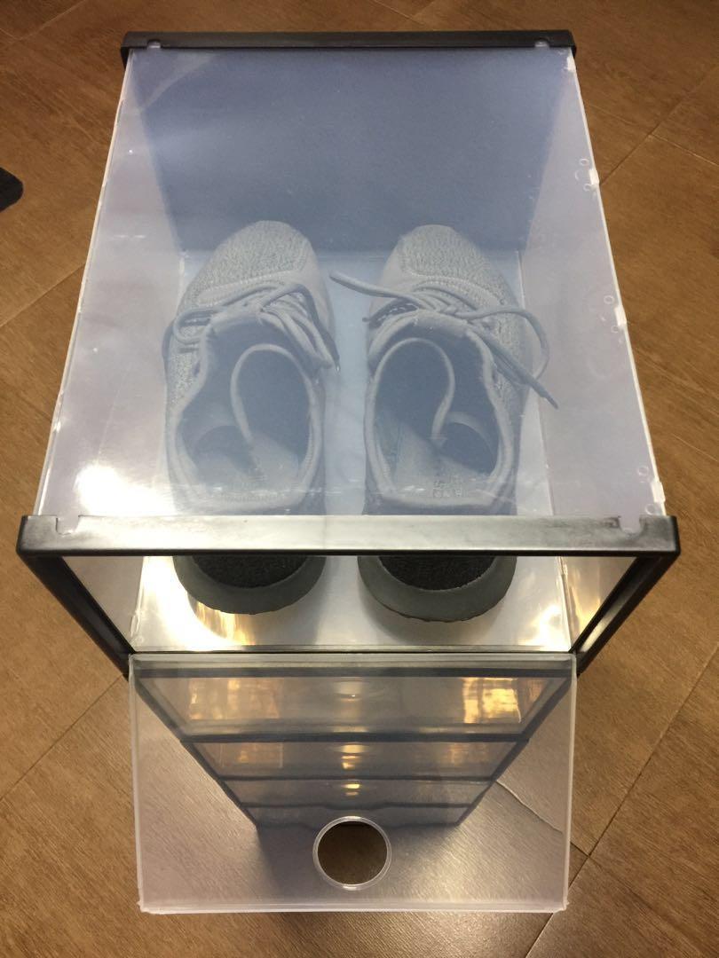 Collapsible stackable shoe box, Luxury, Sneakers & Footwear on Carousell