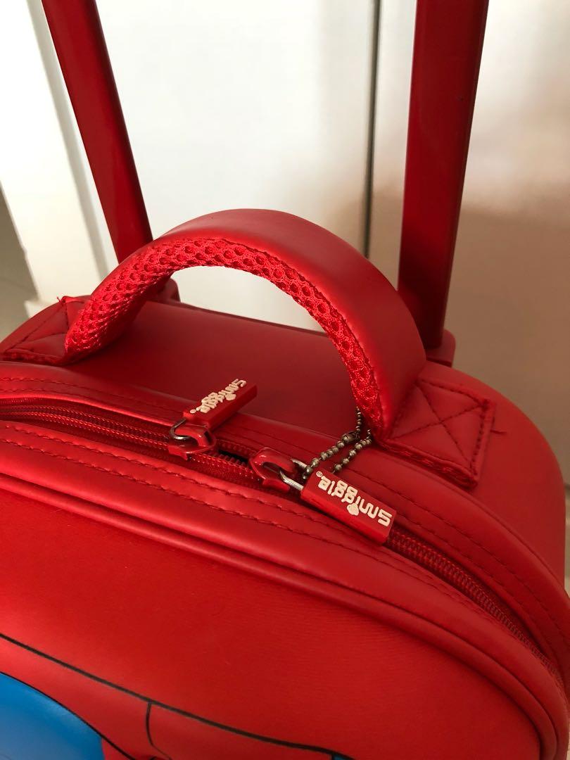 Smiggle race car hard top trolley bag (luggage) for kids, Babies & Kids ...