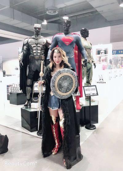 Special offer. Wonder woman Halloween superhero costume dnd party dress ...